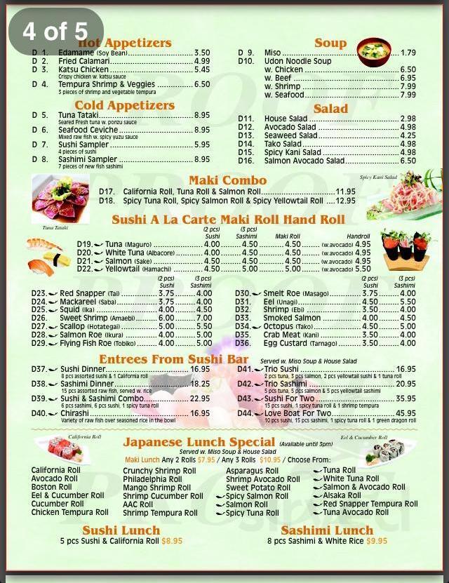 Menu - Clarksville TN's Rice Box Clarksville | Sirved