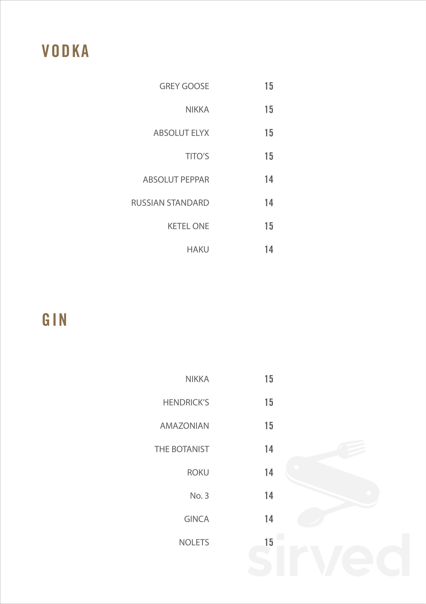 Menu - Miami FL's Osaka Miami | Sirved