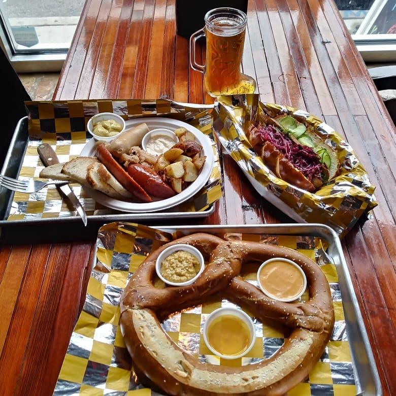 DMen Tap menu in Chicago, Illinois, USA