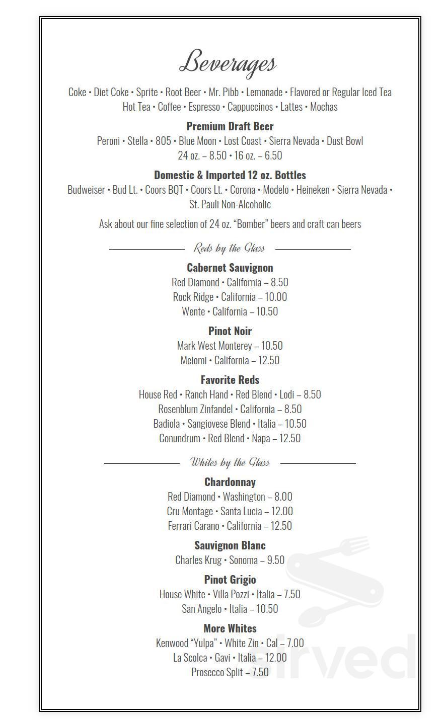 Bella Luna menus in Merced, California, United States