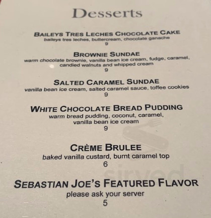 BLVD Kitchen & Bar menu in Minnetonka, Minnesota, USA