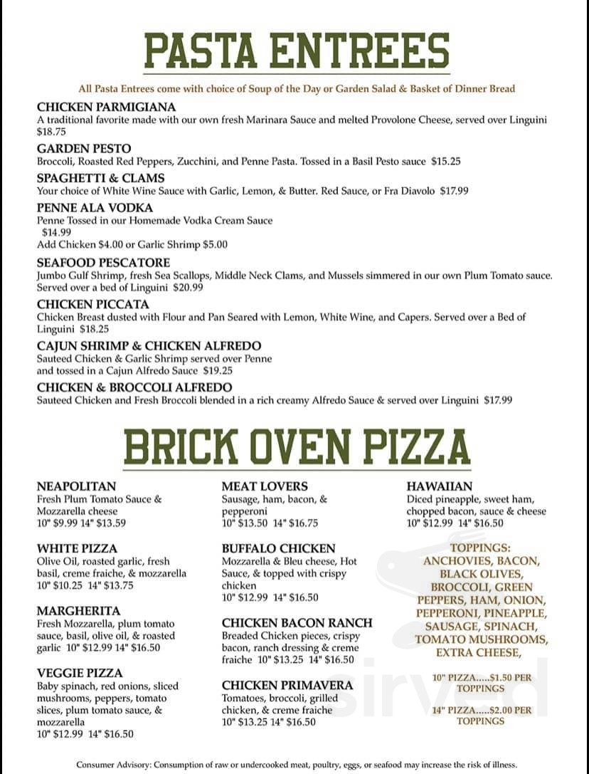 The Whitpain Tavern menu in Blue Bell, Pennsylvania, USA