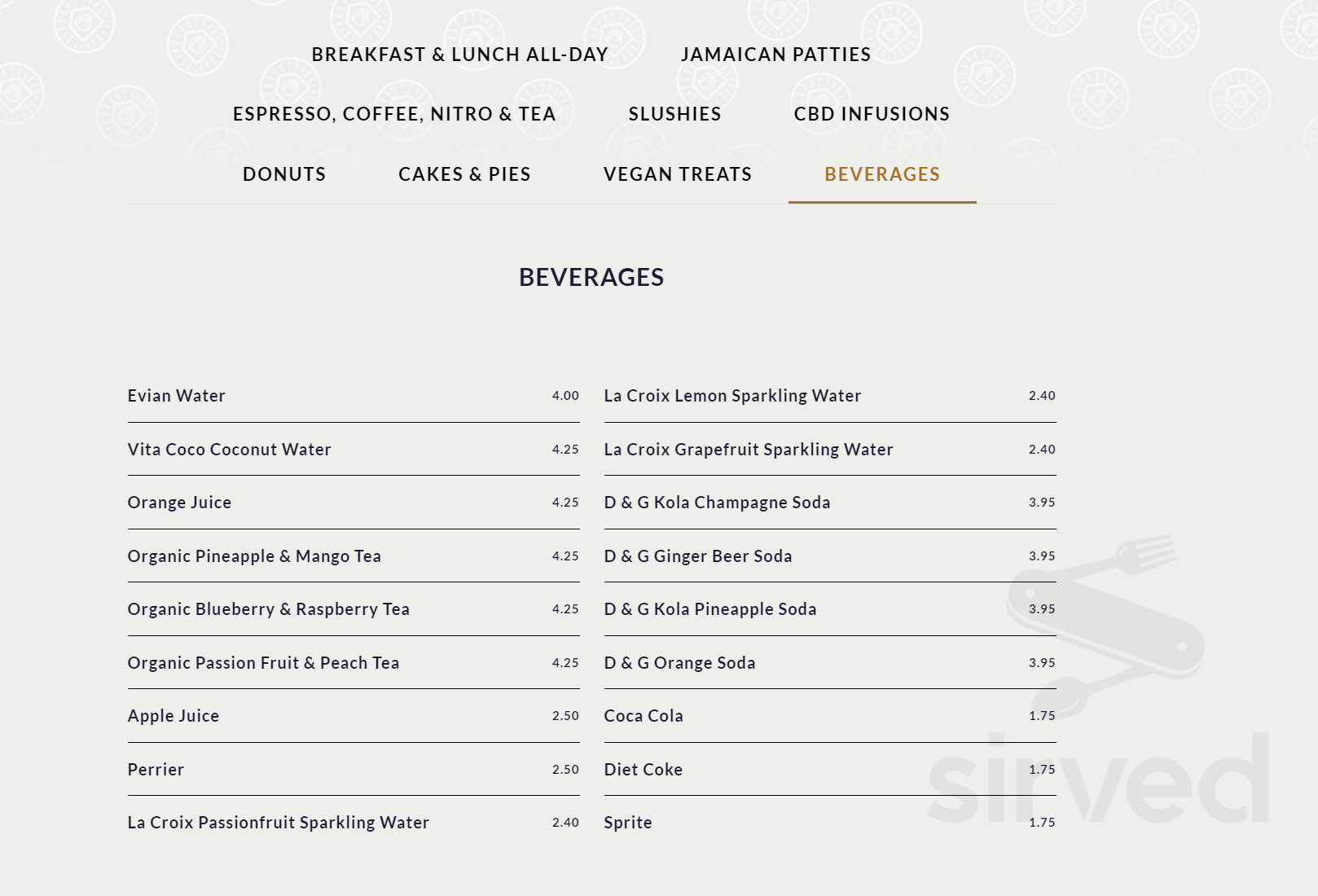 Circle House Coffee menus in Fort Lauderdale, Florida, United States