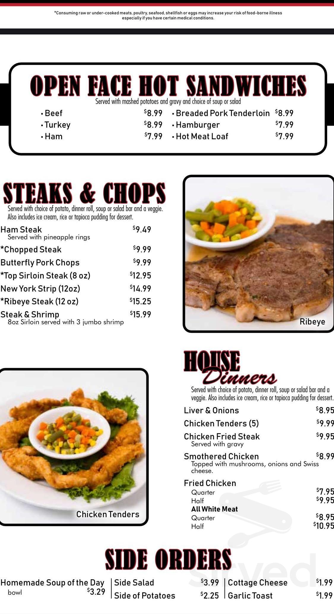 All American Diner menus in Muscatine, Iowa, United States