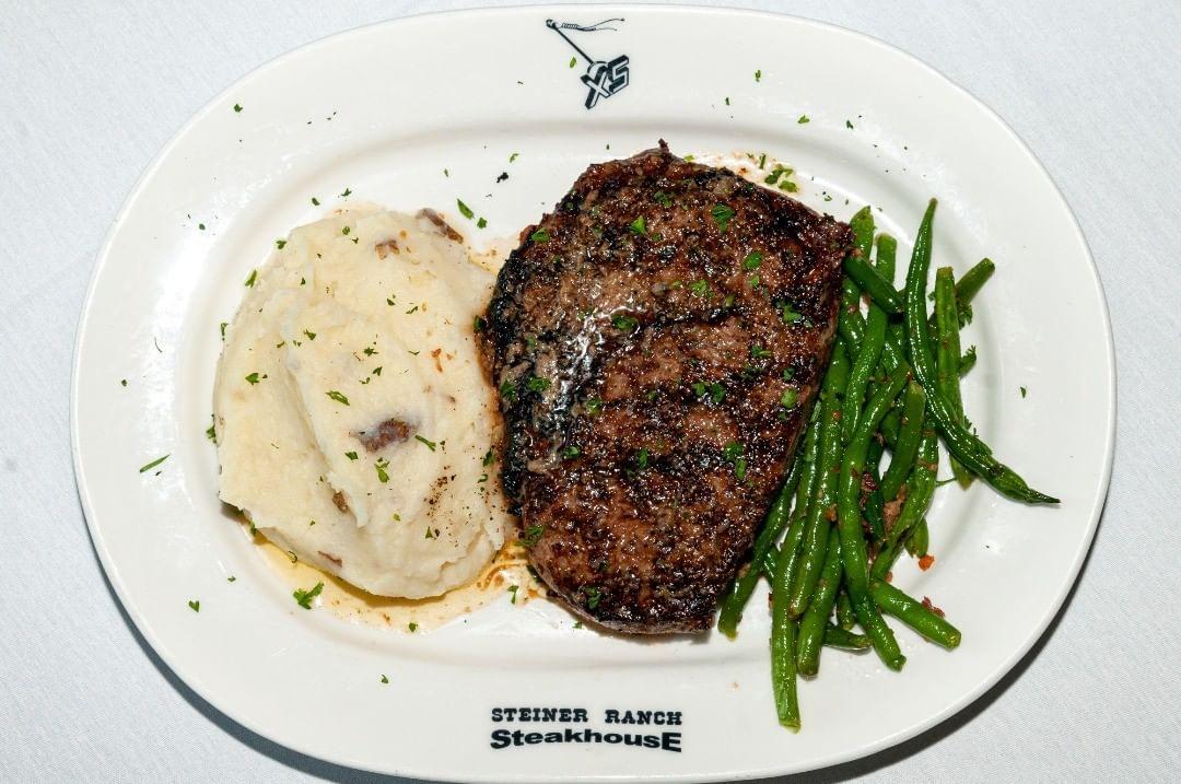 Steiner Ranch Steakhouse menu in Austin, Texas, USA