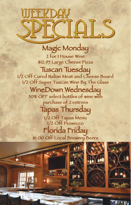 Menu for Pizza Time Caffe in Parkland, FL | Sirved