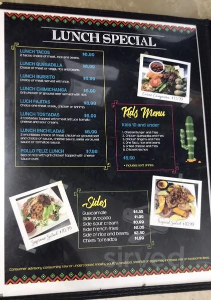 La Mixteca Restaurant menus in Urbana, Illinois, United States