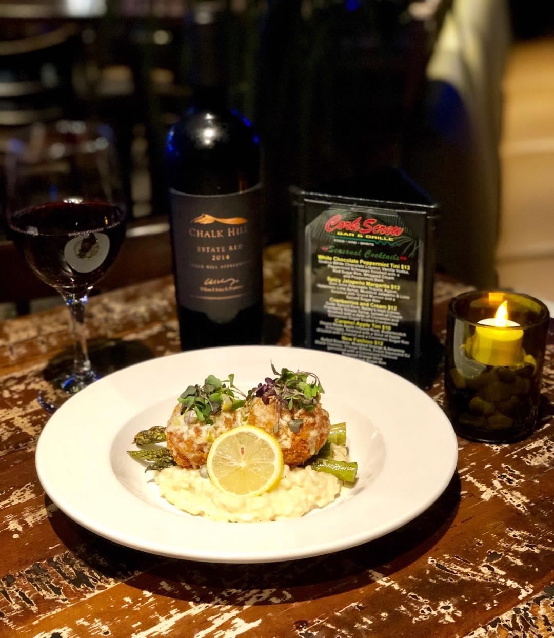 Corkscrew Bar and Grille menu in New Smyrna Beach, Florida, USA