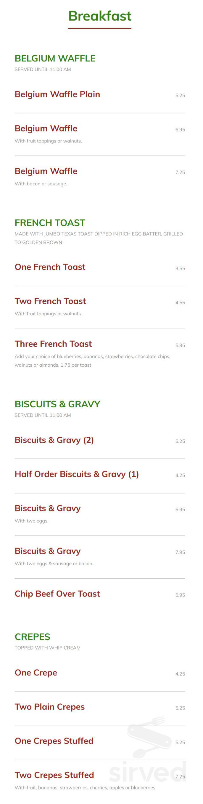 Menu for Largo Family Restaurant in Largo, FL | Sirved