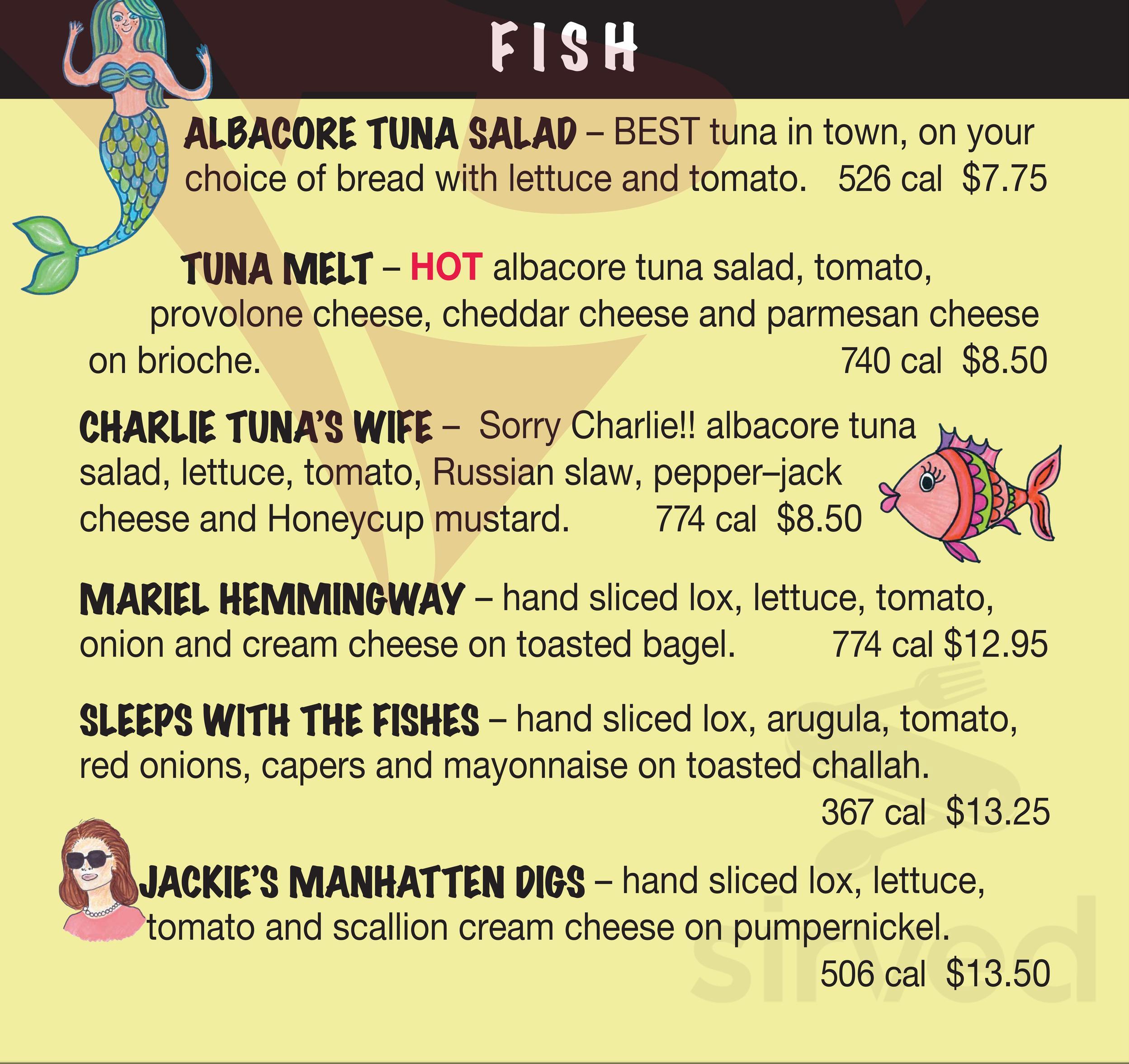 Stevens & Stevens Delicatessen menu in Louisville, Kentucky, USA