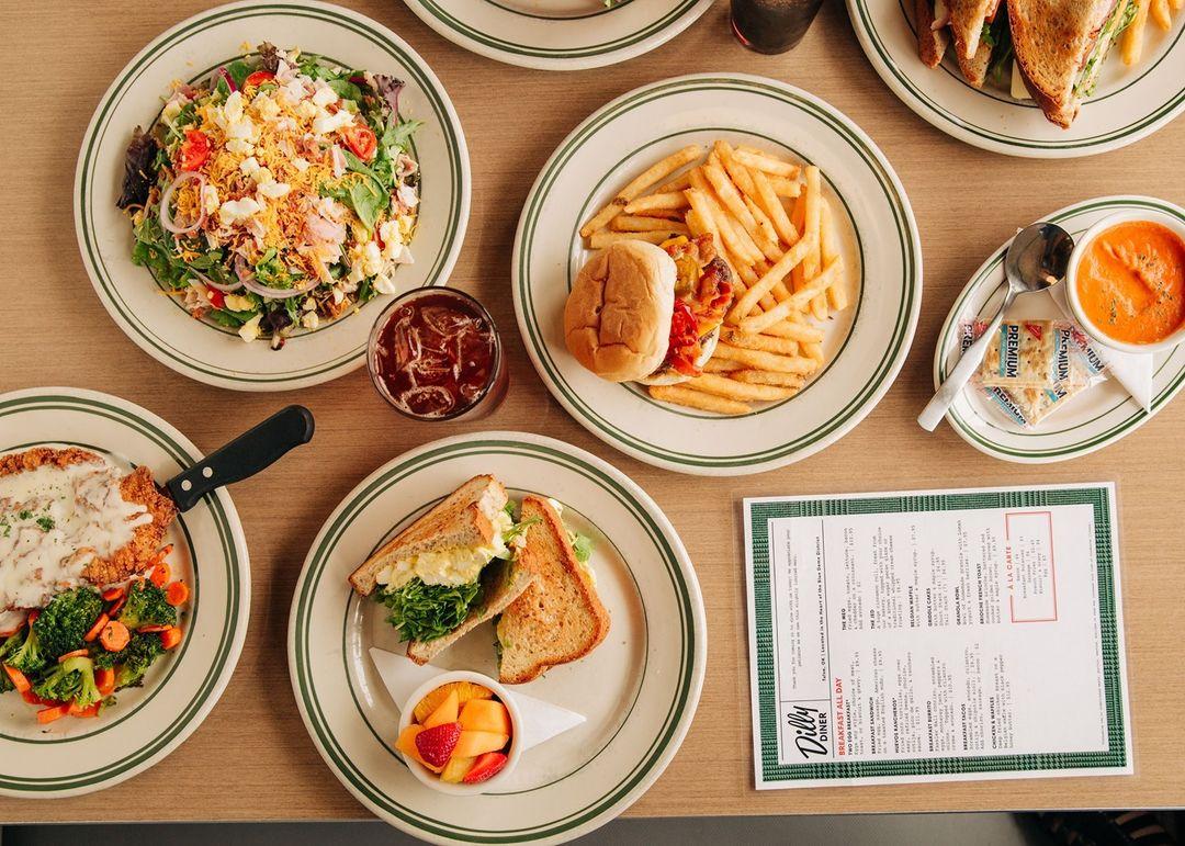 Dilly Diner menu in Tulsa, Oklahoma, USA