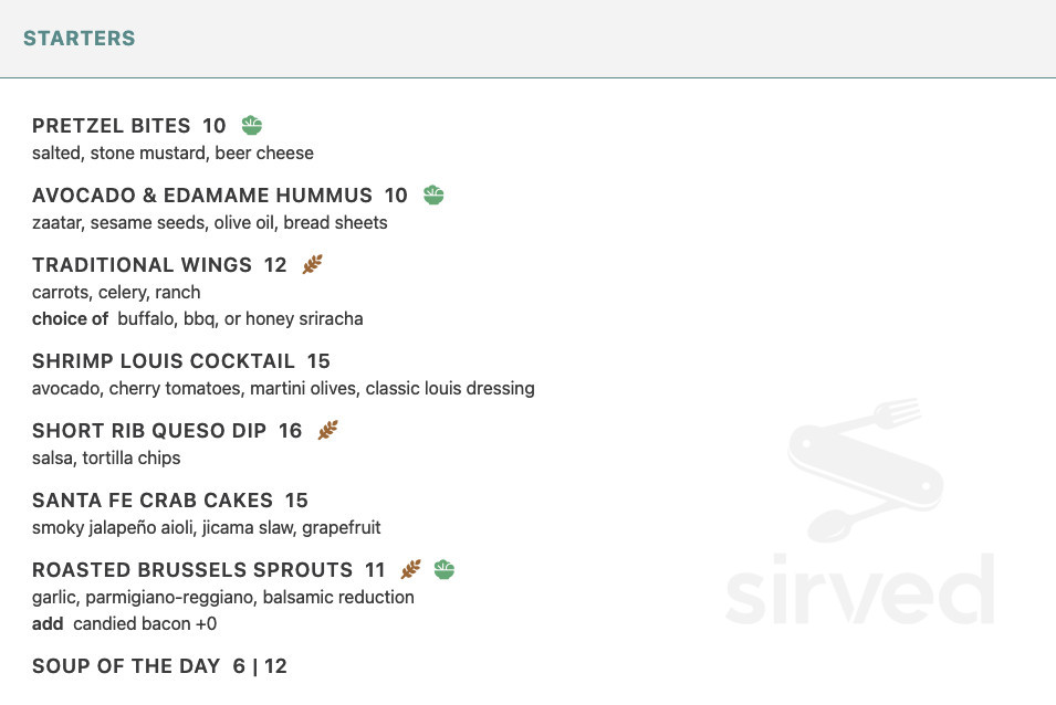 Palma Kitchen + Tap menu in Queen Creek, Arizona, USA