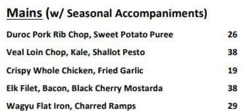 Menu for Vivo Kitchen in Sewickley, PA | Sirved