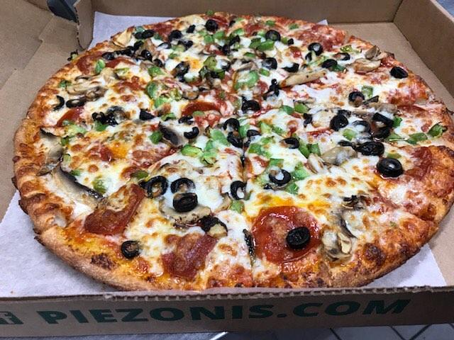 PieZoni's Pizza menu in Raynham, Massachusetts, USA