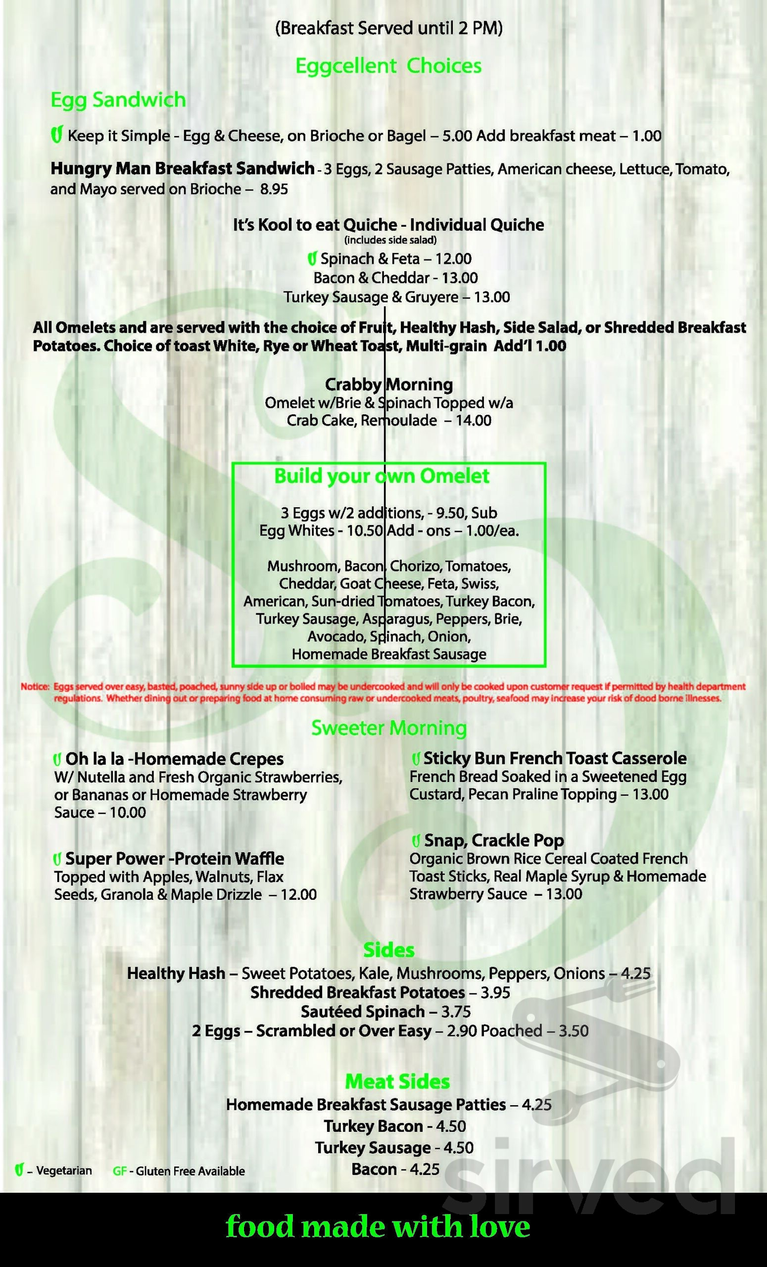 Simply Delicious by Tina menu in Jamison, Pennsylvania, USA