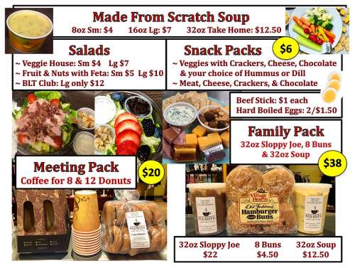 Red River Coffee Co. menu in Fargo, North Dakota, USA