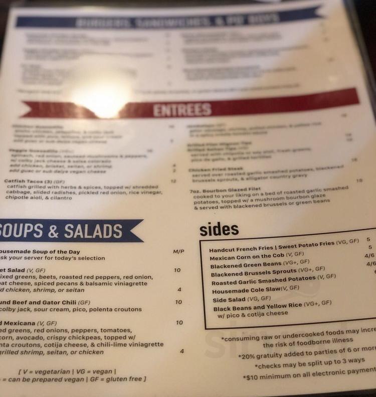 Menu - Philadelphia PA's Interstate Drafthouse | Sirved