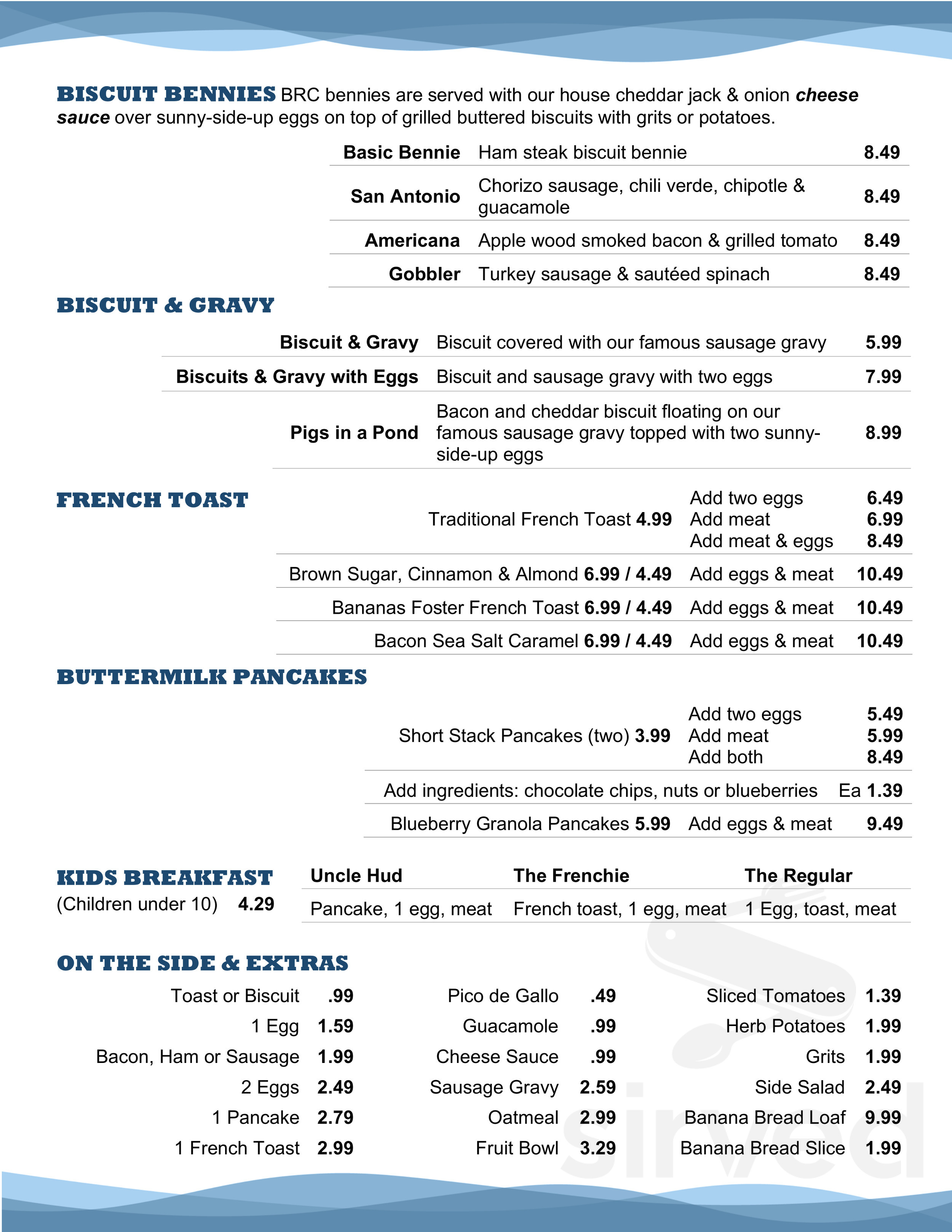 Banana River Cafe menus in Satellite Beach, Florida, United States