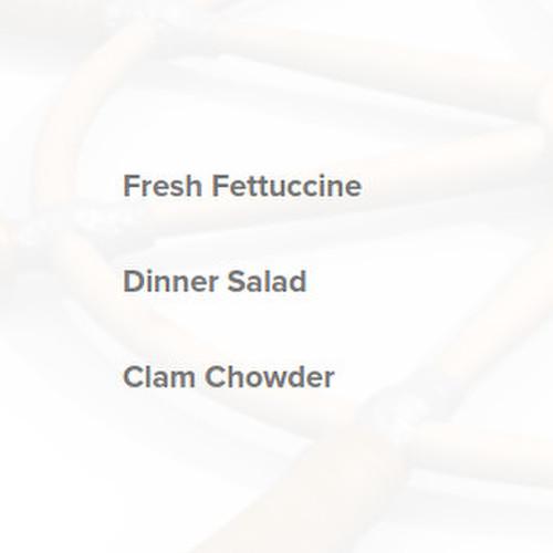 The 5 O'Clock Club menu in Cumberland, Wisconsin, USA