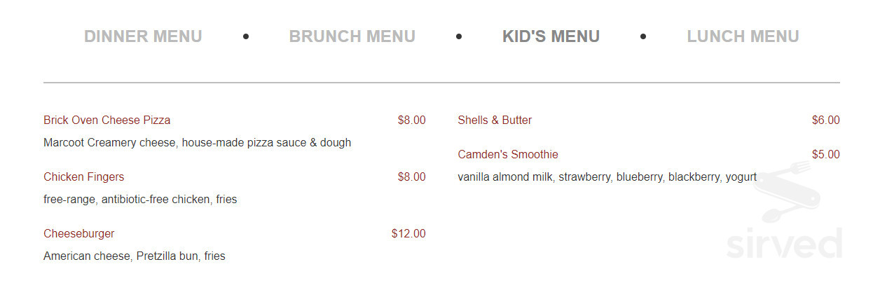 Firefly Grill menu in Effingham, Illinois, USA