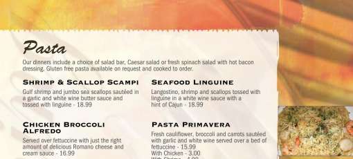 Menu for J W Halls Steak & Seafood Inn in Aliquippa, PA | Sirved