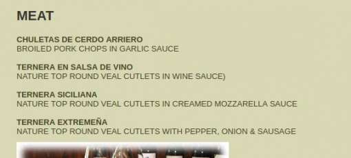 Menu for Fornos of Spain in Newark, NJ | Sirved