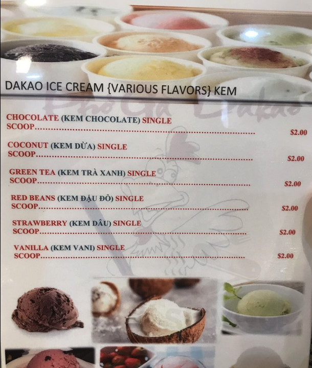 Menu for Dakao in Houston, TX | Sirved