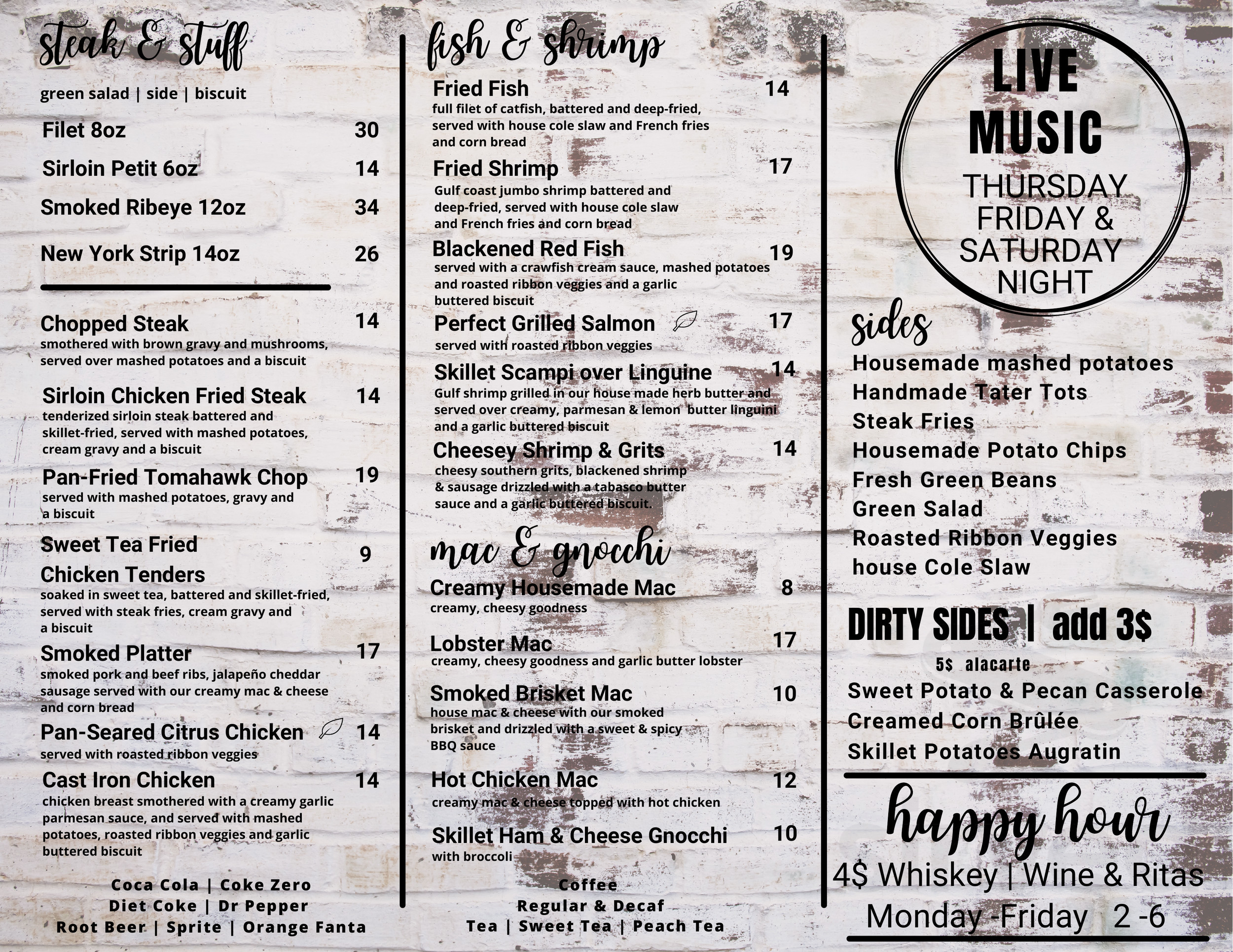 The Dirty South menus in Angleton, Texas, United States