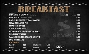 Hot Shots Espresso , Drive Thru menu in Lewiston, Idaho, USA