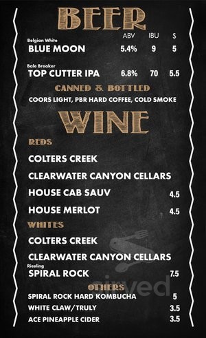 Hot Shots Espresso , Drive Thru menu in Lewiston, Idaho, USA