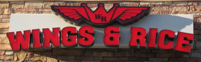 Wings & Rice menu in Tucson, Arizona, USA