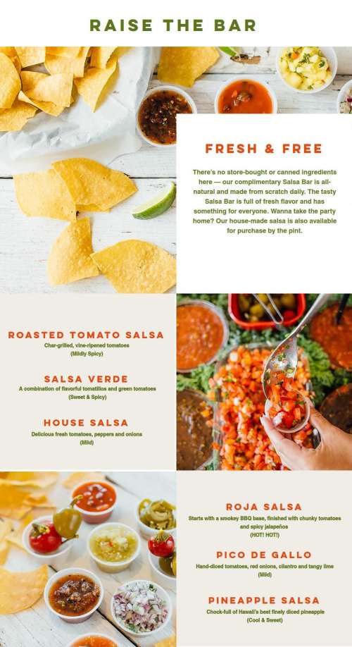 Sierra Grille menu in Jacksonville Beach, Florida, USA