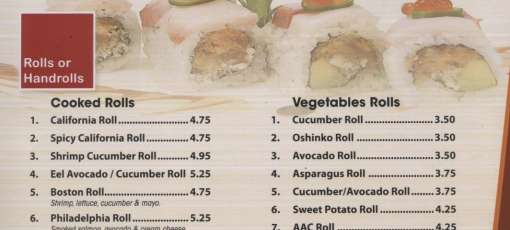 Menu for Ninja Japanese Steakhouse in Cullman, AL | Sirved
