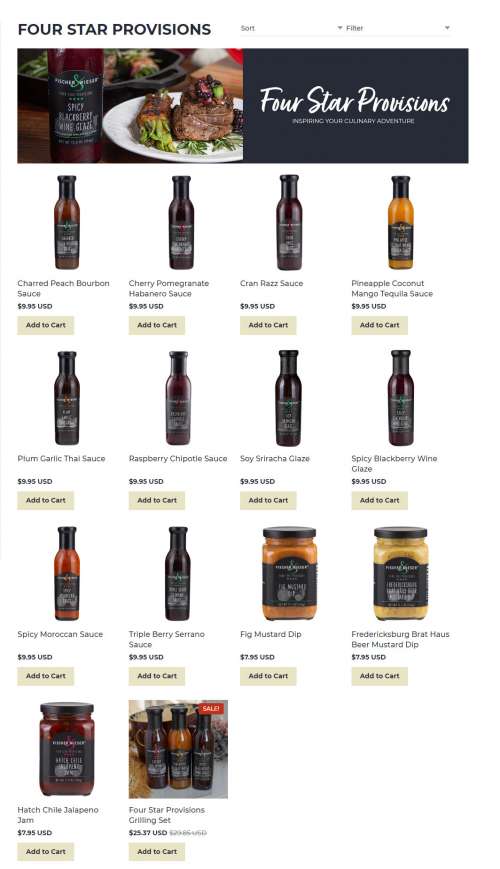 Das Peach Haus menu in Fredericksburg, Texas, USA