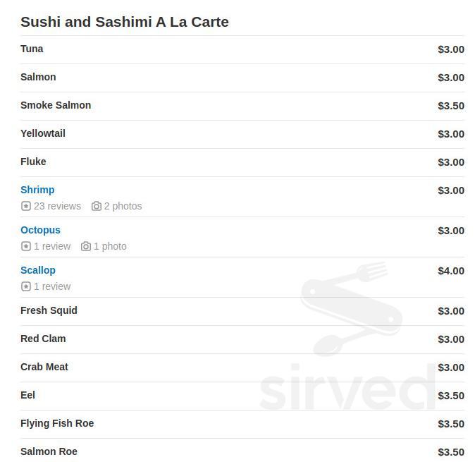 Menu - Queens NY's icook buffet | Sirved