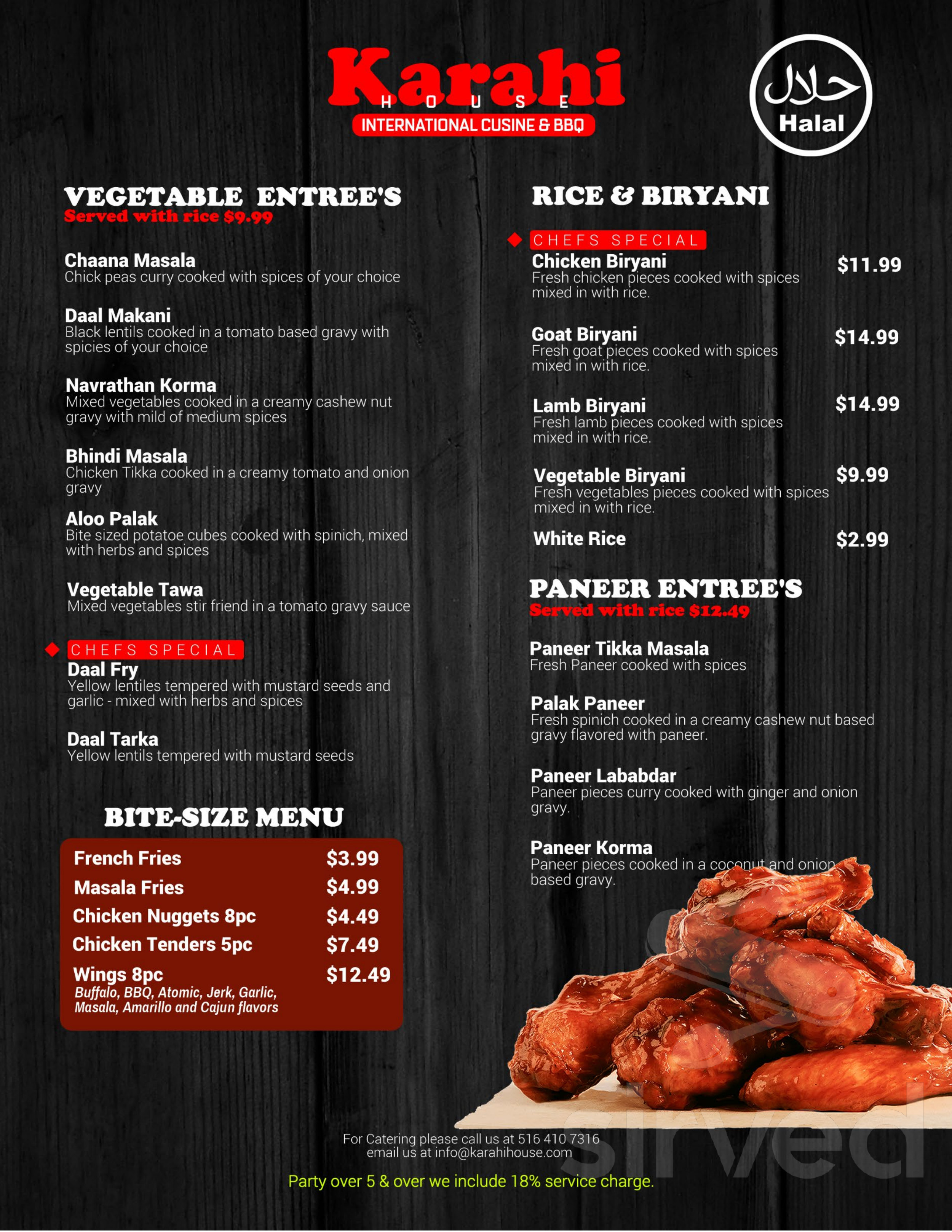 Butt Karahi House menu in Valley Stream, New York, USA