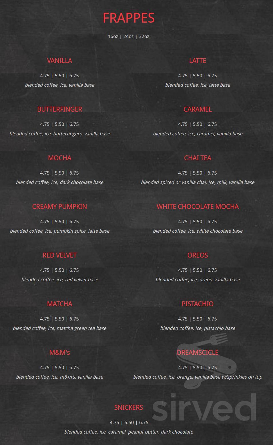 Kaleidoscope Coffee menus in Redding, California, United States