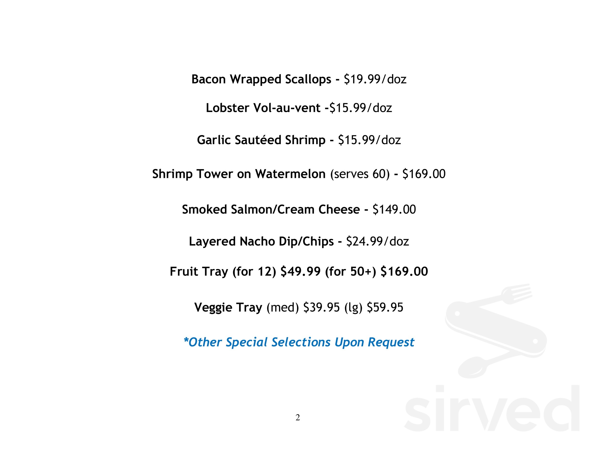 Cheers Beverage Room & Catering menus in Moncton, New Brunswick, Canada