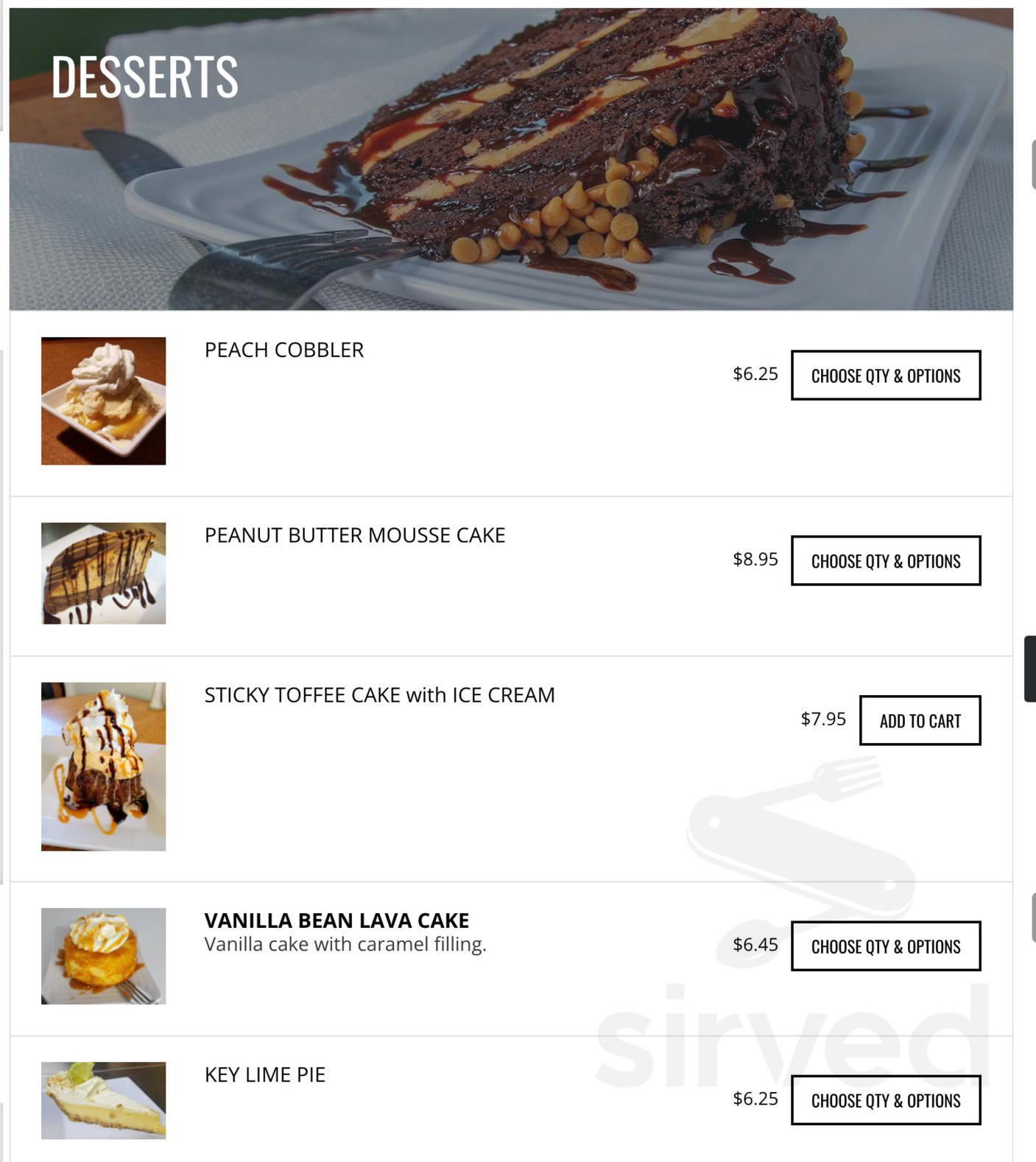 Menu for Christine's Casual Dining in Cincinnati, OH | Sirved