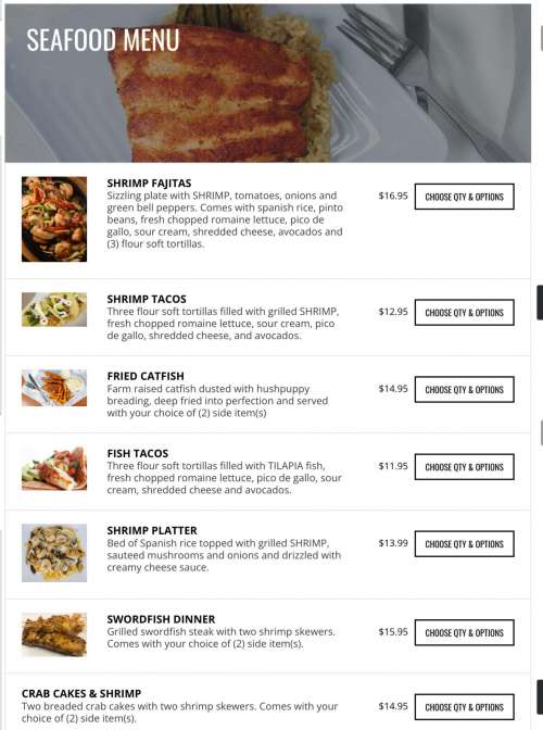Christine's Casual Dining menu in Cincinnati, Ohio, USA