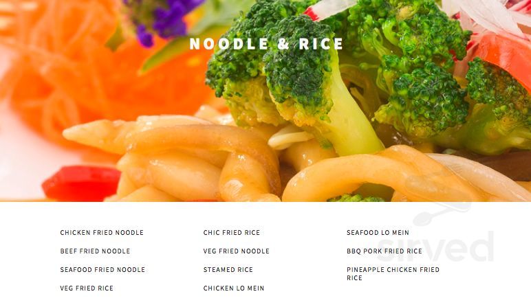 168 Sushi Asian Buffet Bar menu in Waterloo, Ontario, Canada