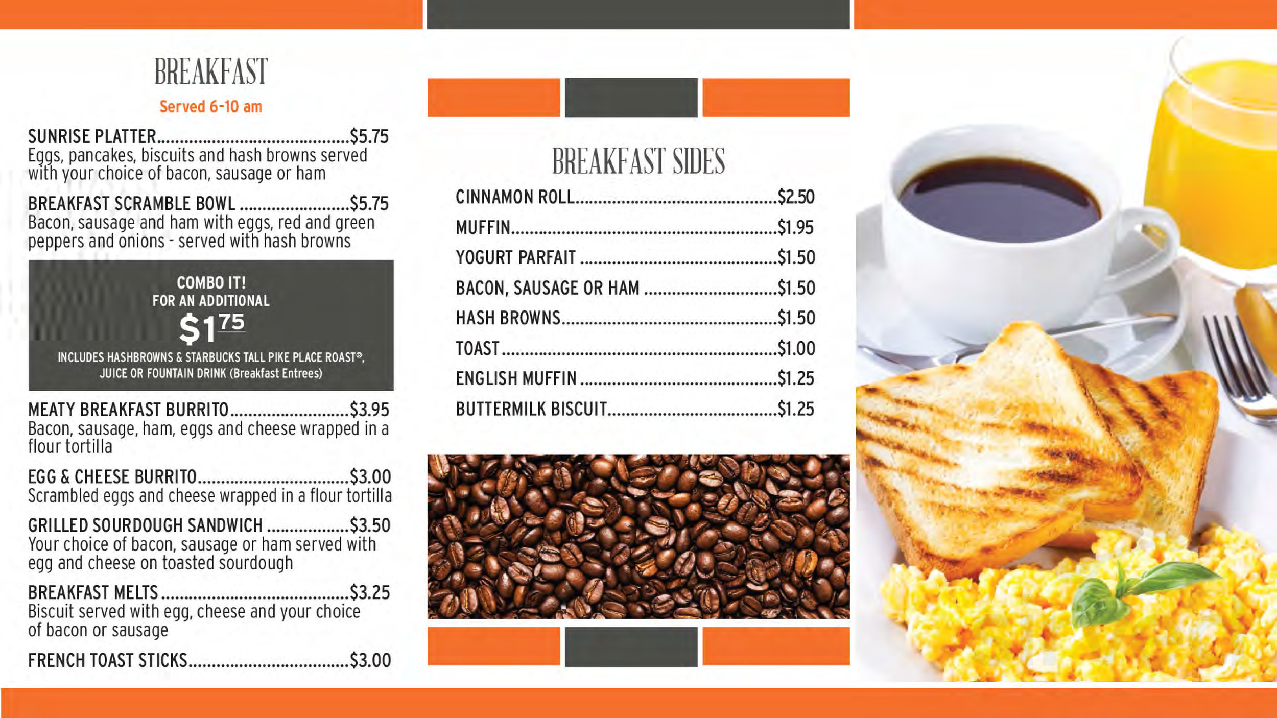 Take Five: Bistro & Bar menu in Fallon, Nevada, USA