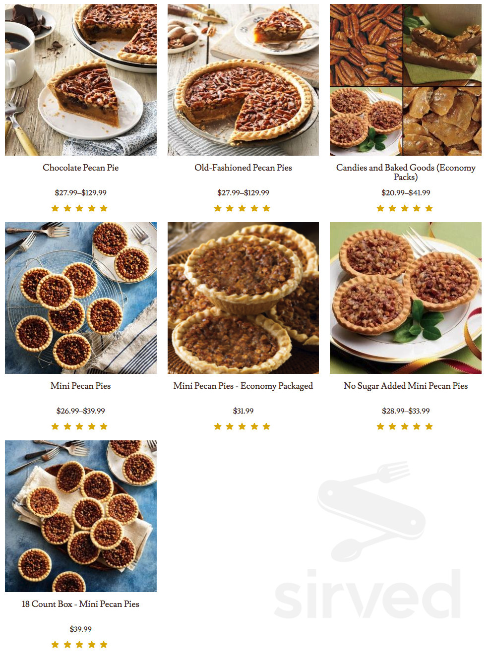Priester's Pecans menus in Fort Deposit, Alabama, United States