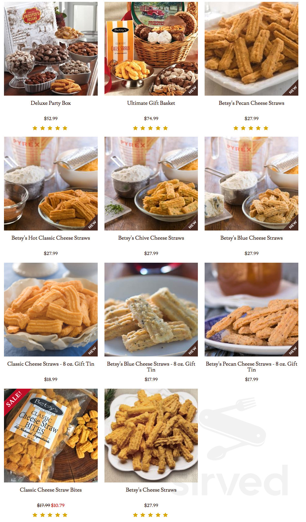 Priester's Pecans menus in Fort Deposit, Alabama, United States