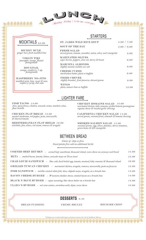 Scarlet Kitchen & Bar menu in Red Wing, Minnesota, USA