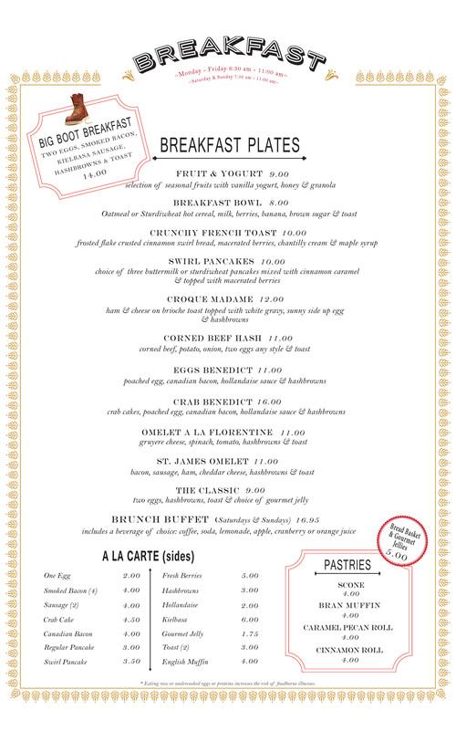 Scarlet Kitchen & Bar menu in Red Wing, Minnesota, USA