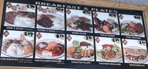 Brothers Burgers menu in El Monte, California, USA