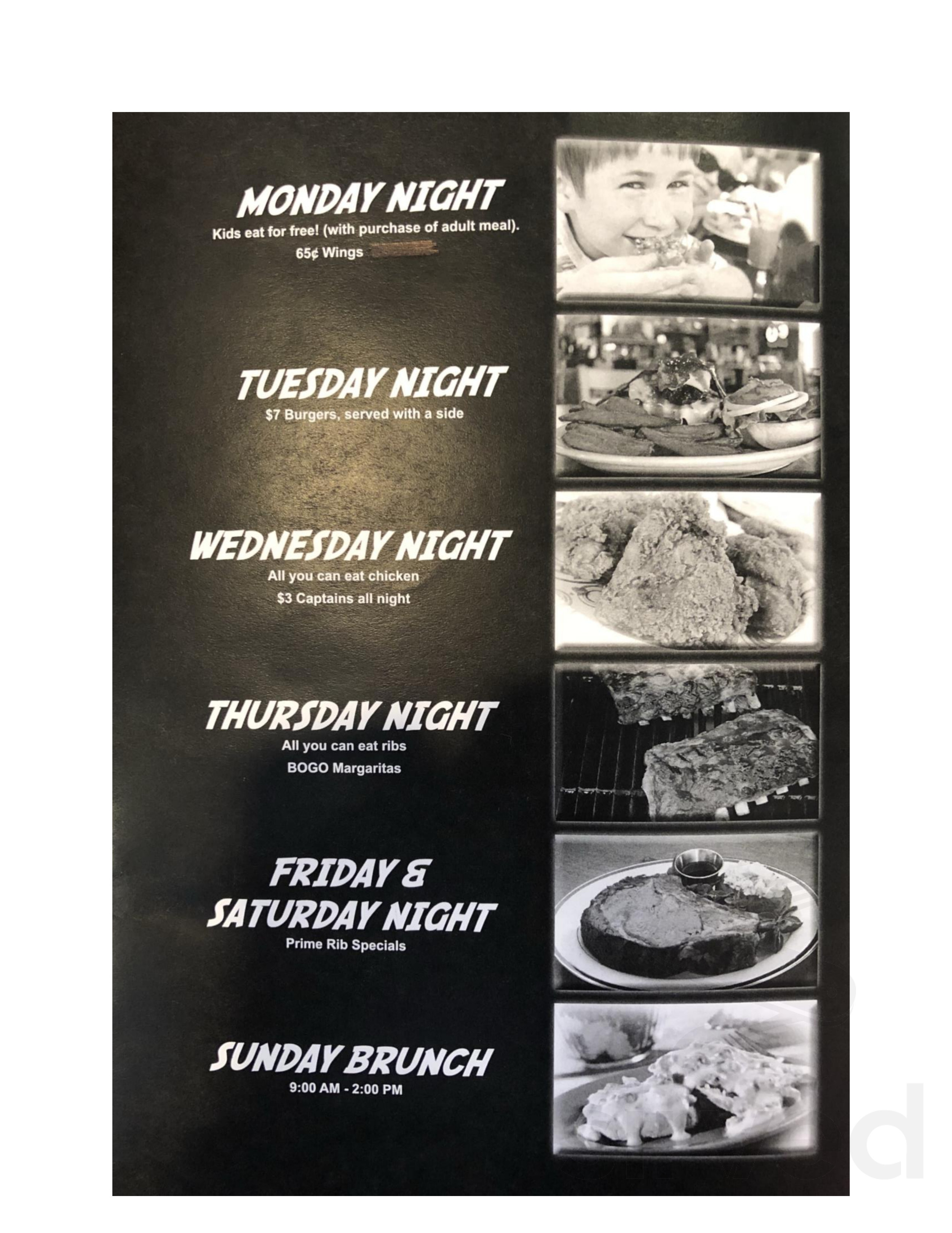 Grid Iron Grill & Sports Bar menus in Webster City, Iowa, United States