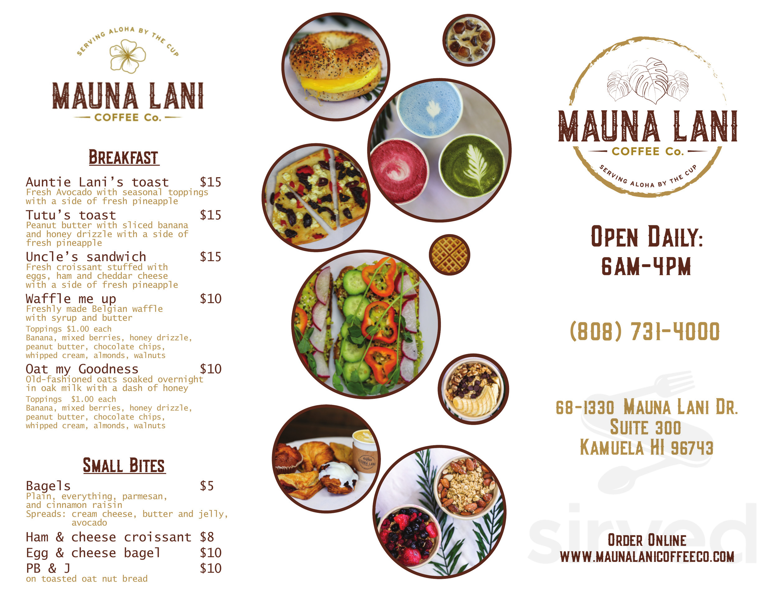 Mauna Lani Coffee Company menus in Waimea, Hawaii, United States