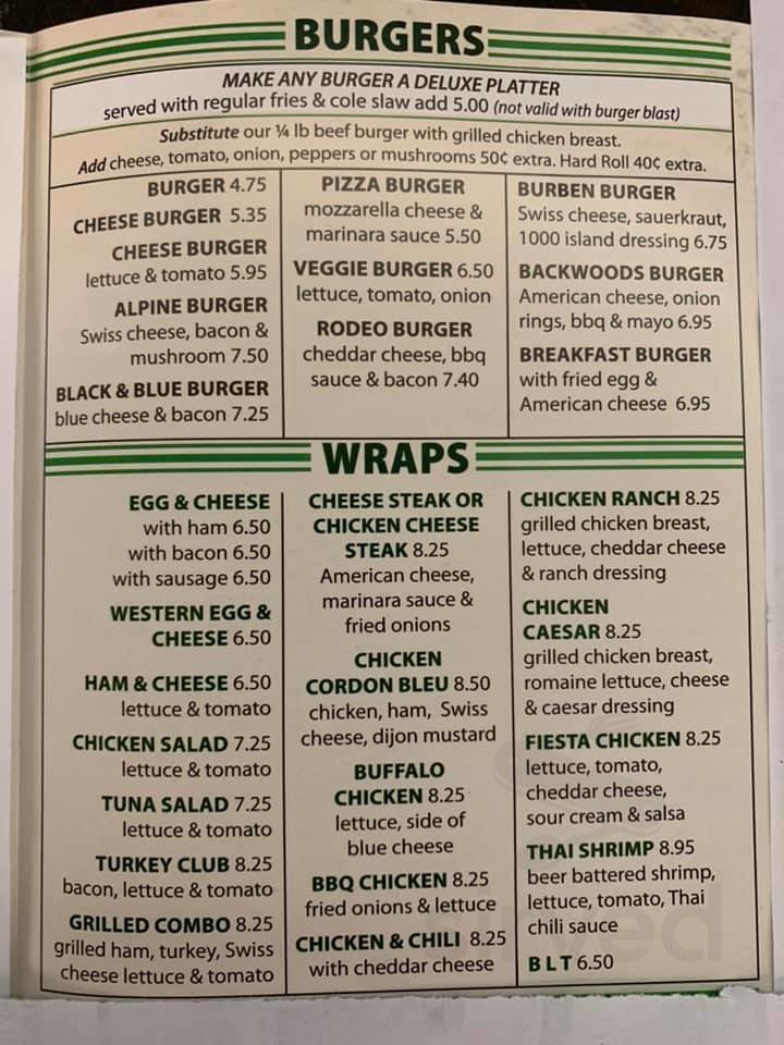 Snydersville Family Diner menus in Stroudsburg, Pennsylvania, United States